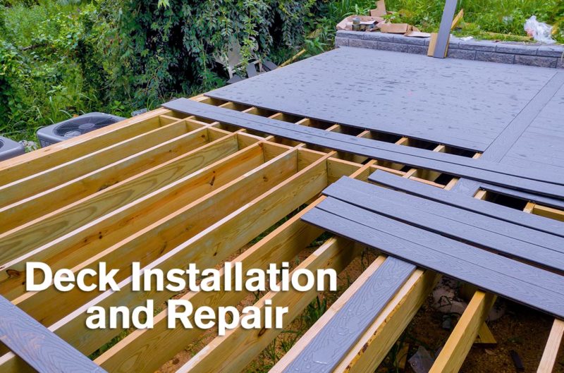 Decks Installation Repair - Termite Damage Repair • House Painting